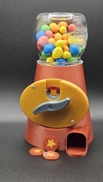 Candy Dispenser – Coin or Token Operated by Novera MakerWorld: Download ...
