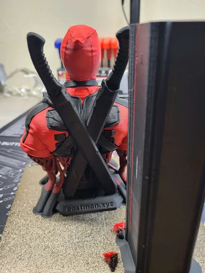 Deadpool Bust by eastman.xyz Remixed by R3DPanda MakerWorld: Download ...