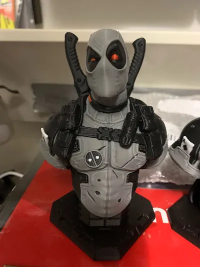 Deadpool Bust by eastman.xyz Remixed by R3DPanda MakerWorld: Download ...