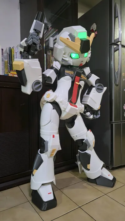 1.4m Scale Cow Gundam Maid by AnnIsMax俺叫Max MakerWorld: Download Free 3D Models