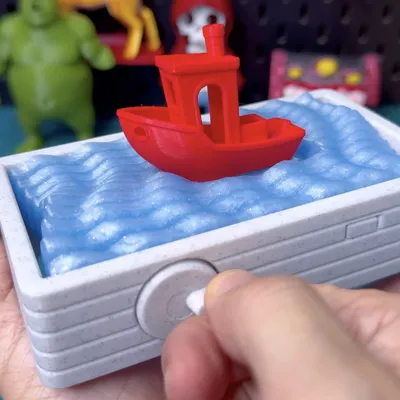 Benchy's Wave Machine Automaton by Ben Brandt MakerWorld: Download Free ...