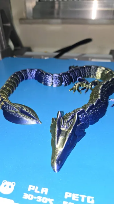 flexi dragon by Cj 3DPRINT MakerWorld: Download Free 3D Models