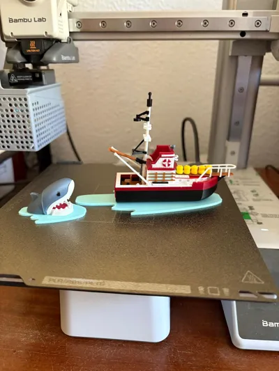 JAWS: Orca vs Shark! by Rocketlab Design MakerWorld: Download Free 3D Models