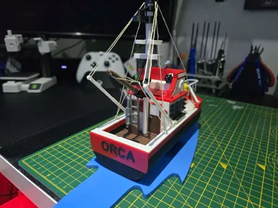 JAWS: Orca vs Shark! by Rocketlab Design MakerWorld: Download Free 3D Models