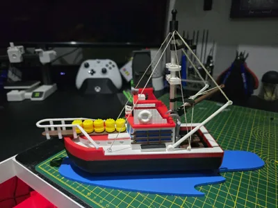 JAWS: Orca vs Shark! by Rocketlab Design MakerWorld: Download Free 3D Models