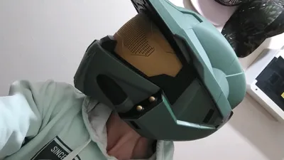 Halo-Inspired Helmet Multicolor no AMS by javiles MakerWorld: Download Free 3D Models