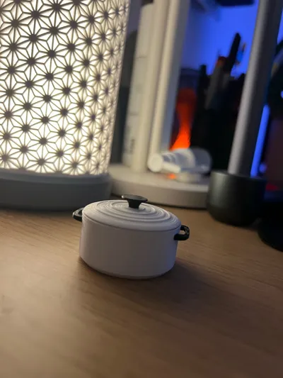 Mini Dutch Oven Cast Iron Pot For Doll house by Printed a mini ...