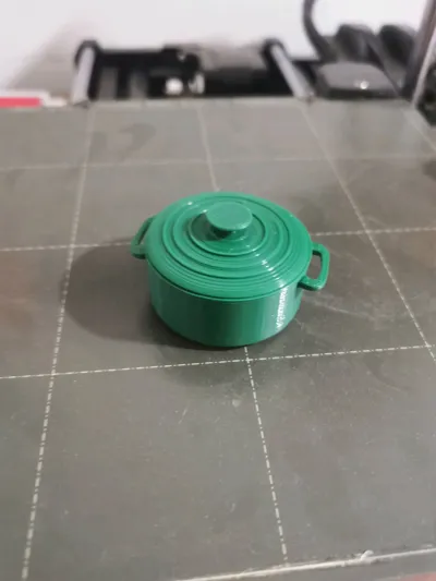 Mini Dutch Oven Cast Iron Pot For Doll house by Printed a mini ...