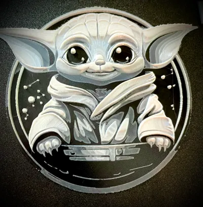 Star Wars (Inspired) "Yoda Baby for Me" HueForge Grogu by Chris Pirillo ...
