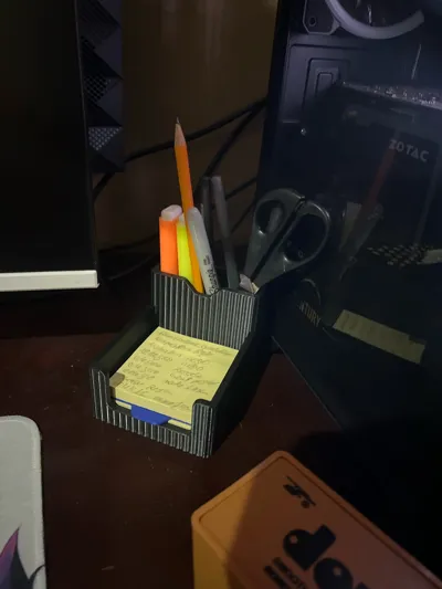 Post-it Desk Organizer - Free 3D Print Model - MakerWorld