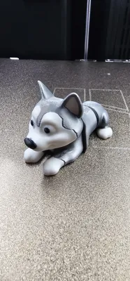 Mini Flexi Husky - NoSupport Articulated by Mini Flexi MakerWorld ...