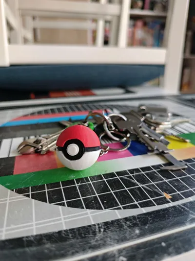 Keychain Pokeball Remixed by Notoi - MakerWorld