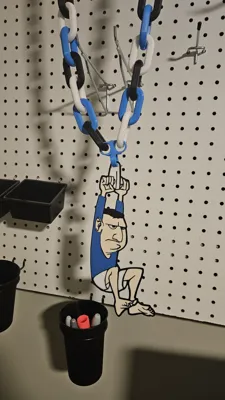 Detroit Lions Necklace Chain and logo clean Remixed by JabHook MakerWorld: Download Free 3D Models