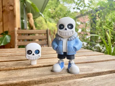 Sans Undertale - Free 3D Print Model - MakerWorld