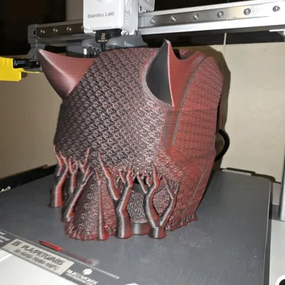 DareDevil Born Again Textured Cowl - Free 3D Print Model - MakerWorld