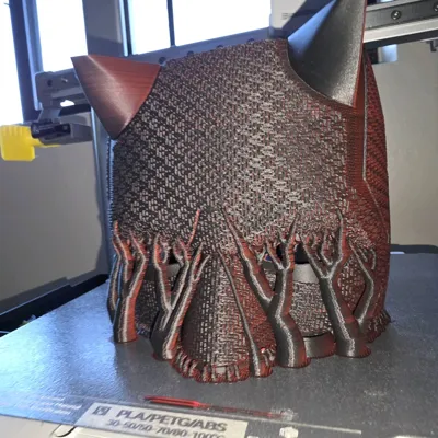 DareDevil Born Again Textured Cowl - Free 3D Print Model - MakerWorld