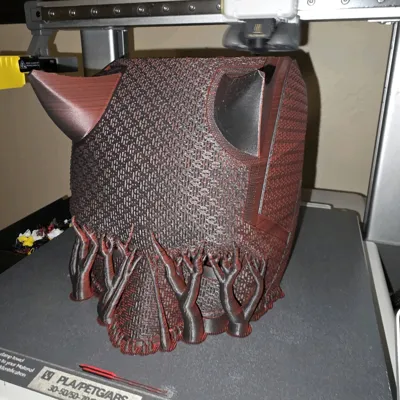 DareDevil Born Again Textured Cowl - Free 3D Print Model - MakerWorld