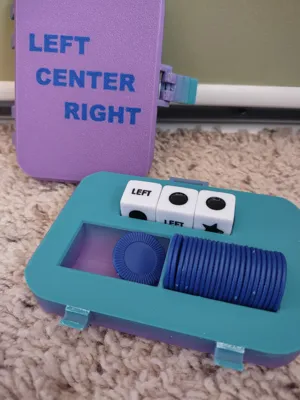 Left Center Right game by MakeCents 3dp - MakerWorld