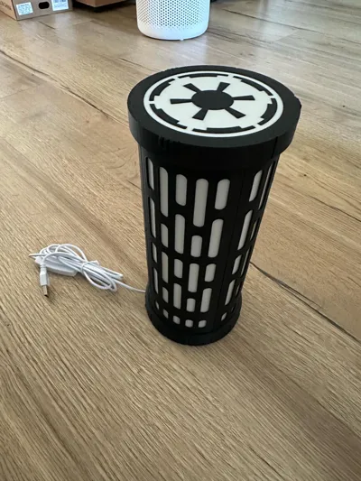 Star Wars Death Star Wall Lamp - Free 3D Print Model - MakerWorld
