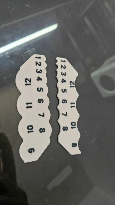 Fillet Radius Finder (Inner/Outer) - Design Reference Ruler 1 to 12mm ...