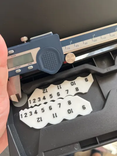 Fillet Radius Finder (Inner/Outer) - Design Reference Ruler 1 to 12mm ...