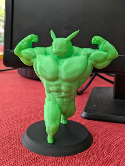Ultra swole Pikachu - Free 3D Print Model - MakerWorld