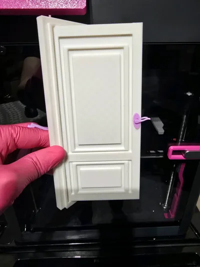 Functional Door For Miniature DollHouse 1:12 Scale by Printed a mini ...