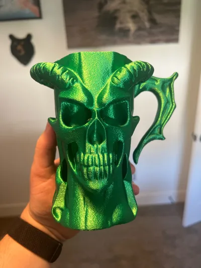 Longhorn Demon Skull Can Holder (0,5L cans) by RUMcajz MakerWorld ...
