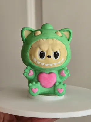 Heart-shaped Little Dinosaur Labubu~labubu by puresa MakerWorld ...