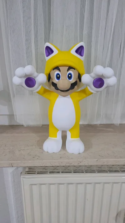 Cat Mario ( Super Mario 3D World ) by Playco3D MakerWorld: Download ...