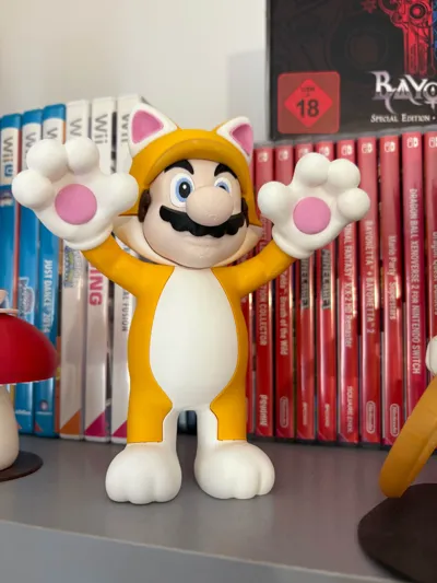 Cat Mario ( Super Mario 3D World ) by Playco3D MakerWorld: Download ...