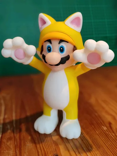 Cat Mario ( Super Mario 3D World ) by Playco3D MakerWorld: Download ...