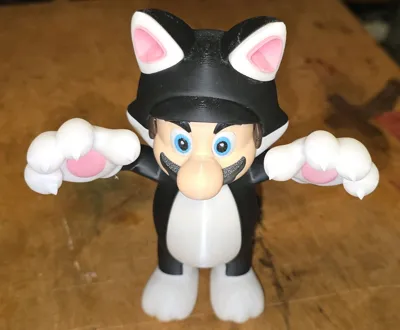 Cat Mario ( Super Mario 3D World ) by Playco3D MakerWorld: Download ...