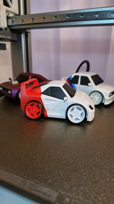 Tooned Ferrari F40 by soarpix MakerWorld: Download Free 3D Models