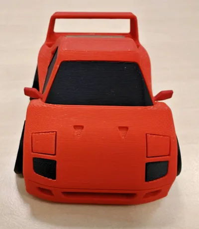 Tooned Ferrari F40 - Free 3D Print Model - MakerWorld