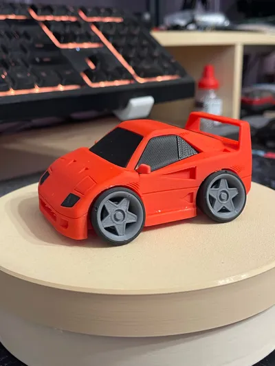 Tooned Ferrari F40 by soarpix MakerWorld: Download Free 3D Models