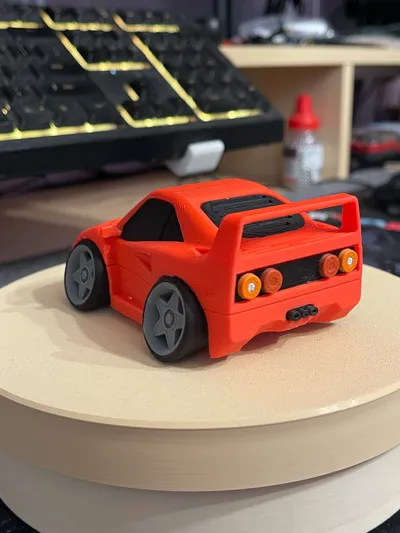 Tooned Ferrari F40 by soarpix MakerWorld: Download Free 3D Models