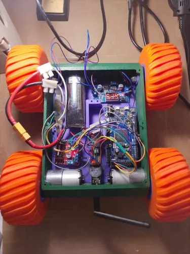 RC Rover with Robot Arm 6 DOF - Free 3D Print Model - MakerWorld