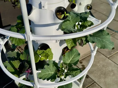 Vertical Garden - Large Hydroponic Vegetable Tower by Structales ...