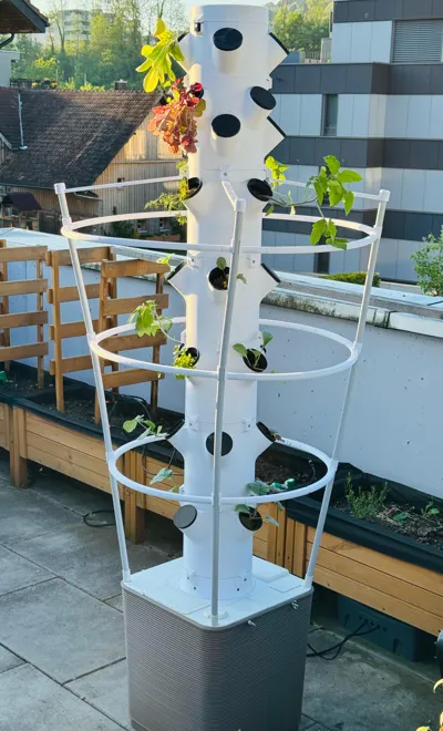 Vertical Garden - Large Hydroponic Vegetable Tower by Structales ...