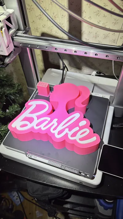 Barbie Sign/Centerpiece by eulisesalarcon - MakerWorld