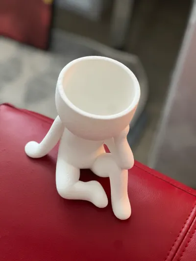 THINKER PLANTER - Free 3D Print Model - MakerWorld
