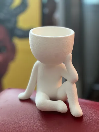 THINKER PLANTER by StevieWander MakerWorld: Download Free 3D Models