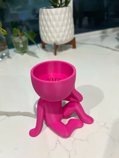 THINKER PLANTER - Free 3D Print Model - MakerWorld