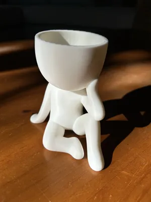 THINKER PLANTER - Free 3D Print Model - MakerWorld