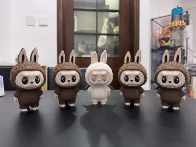 Zimomo Commander's Tail and Dorsal Fin!! labubu series by 欧吼吼 ...