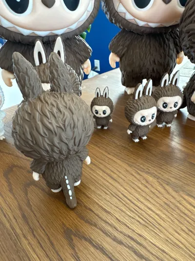 Zimomo Commander's Tail and Dorsal Fin!! labubu series - Free 3D Print ...