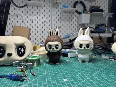 Zimomo Commander's Tail and Dorsal Fin!! labubu series - Free 3D Print ...