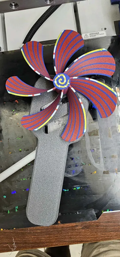 Manual Fan V2.0 - Free 3D Print Model - MakerWorld