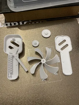 Manual Fan V2.0 - Free 3D Print Model - MakerWorld